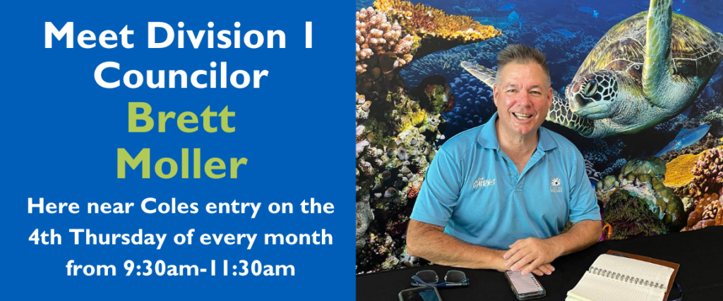 Meet Division 1 Councillor, Brett Moller – Mount Sheridan Plaza ...